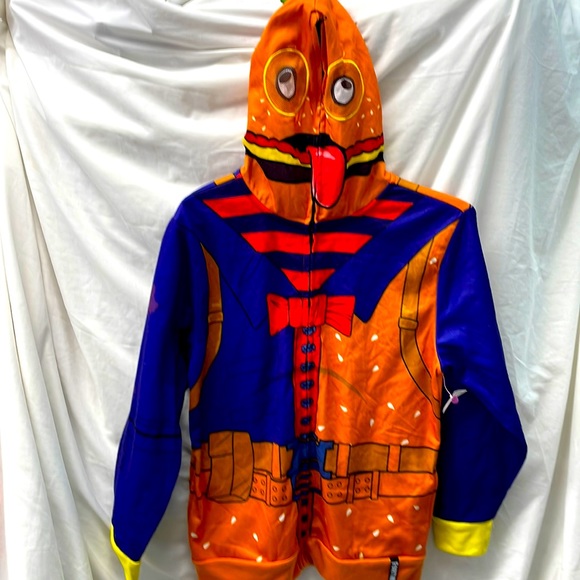 Fortnite | Costumes | New Beef Boss Fortnite Full Face Zip Cosplay ...